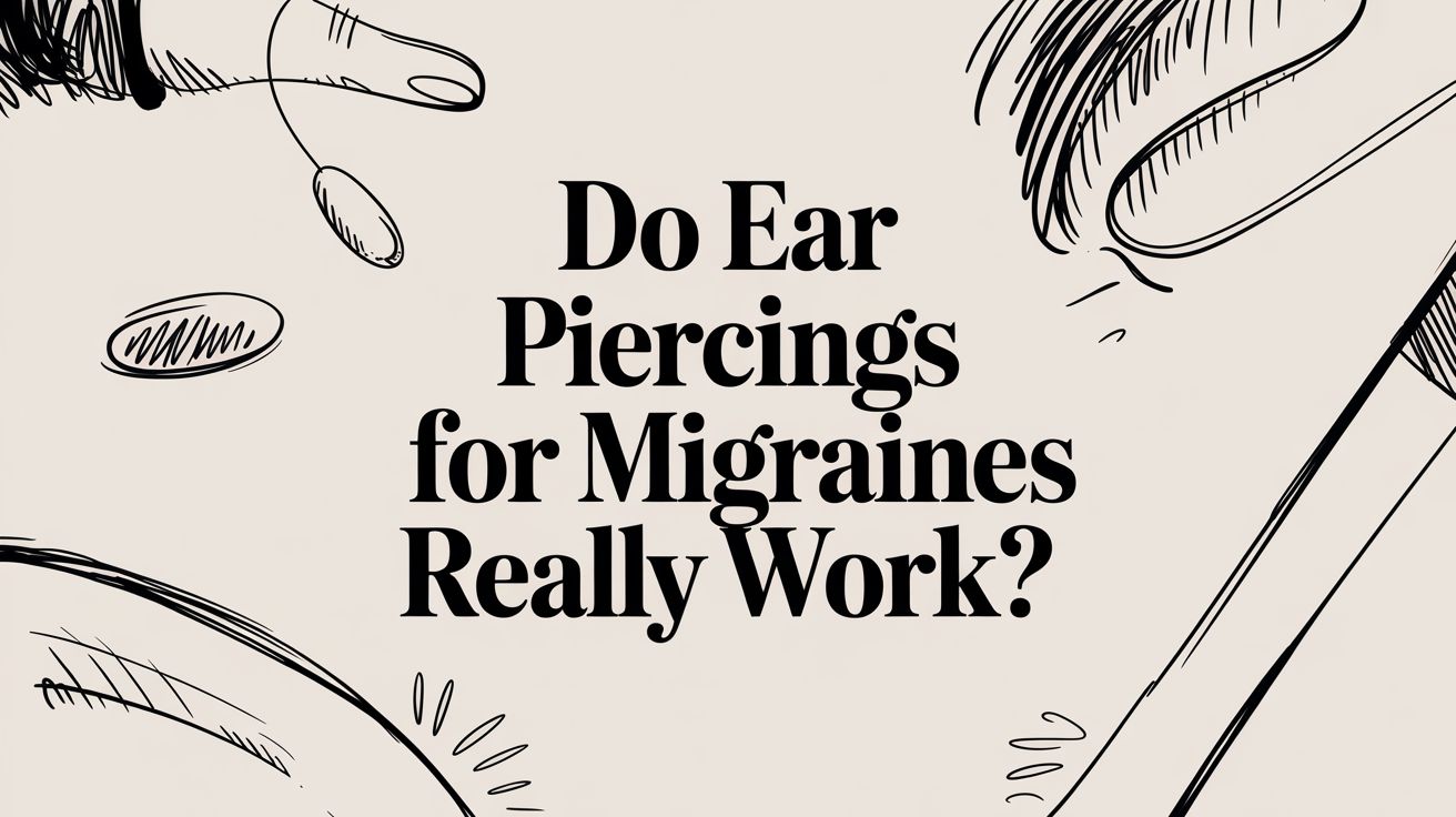 Do Ear Piercings for Migraines Really Work? – Headache Cap