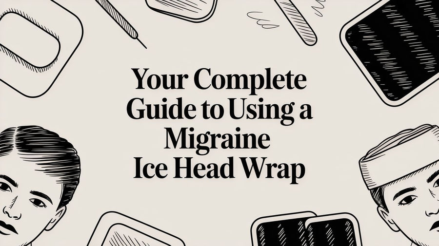 Your Complete Guide to Using a Migraine Ice Head Wrap – Headache Cap
